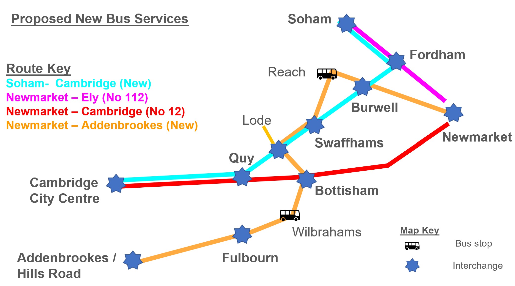 Proposed New Bus Routes – A TO B1102